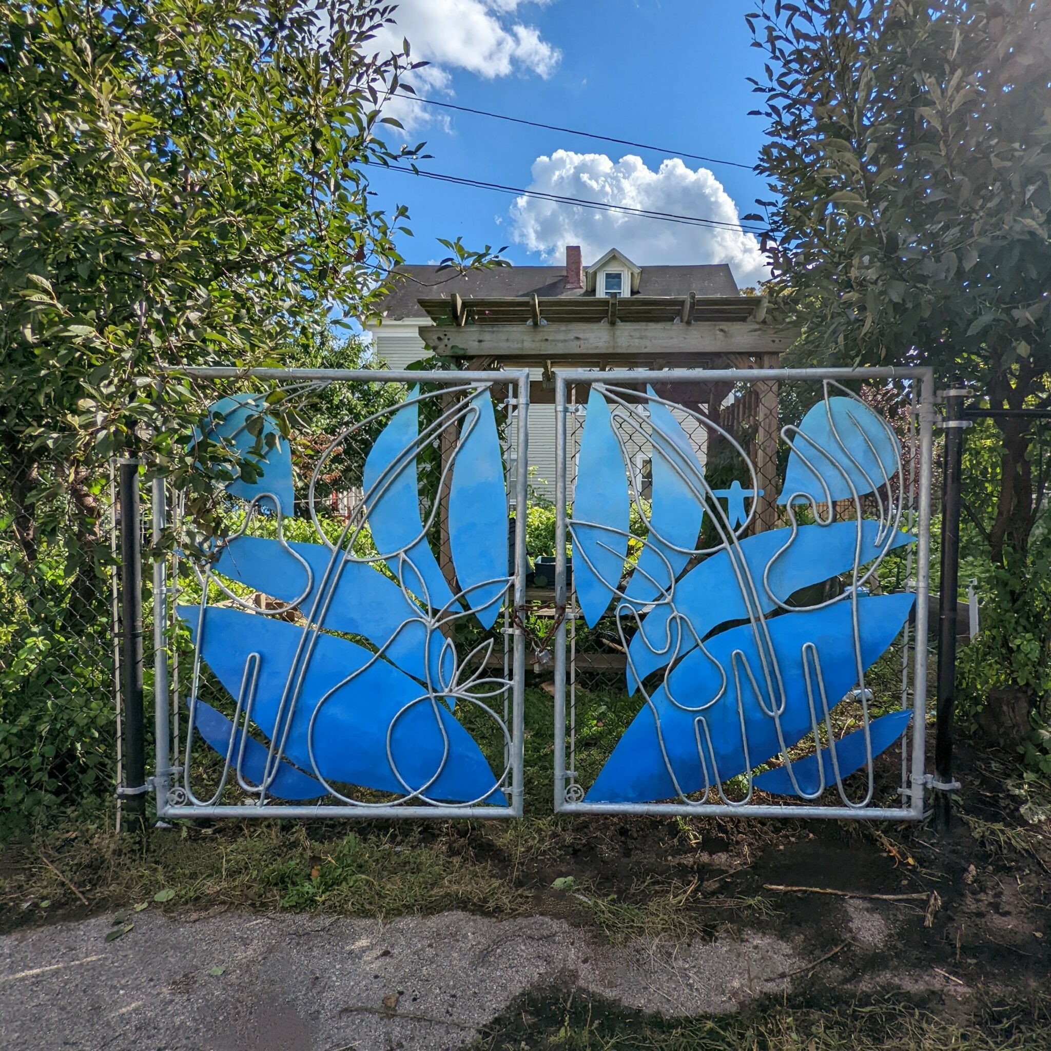 Sankofa Medallion Fencing and Gates – The Steel Yard